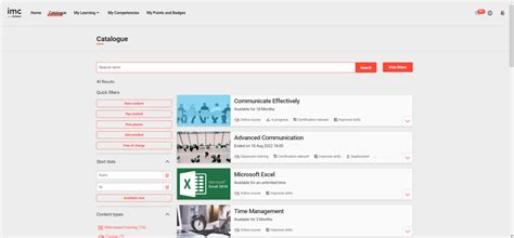 Learning Management System For IMC Learning Suite LMS LXP