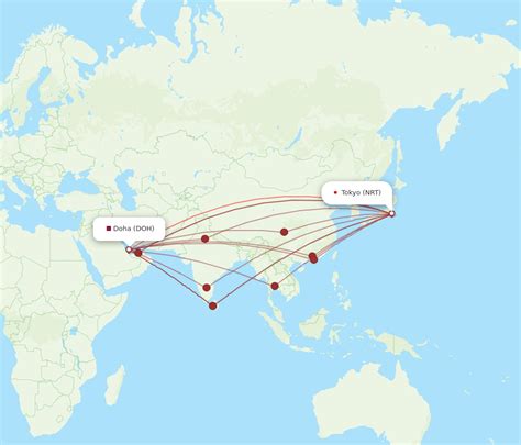 Flights From Tokyo To Doha Nrt To Doh Airlines And Best Routes