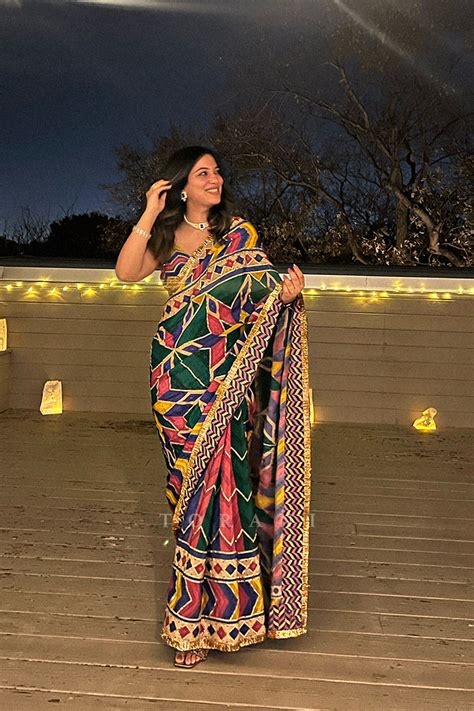 Juhi Tahiliani In Our Satrangi Shamiyana Saree Set Torani India