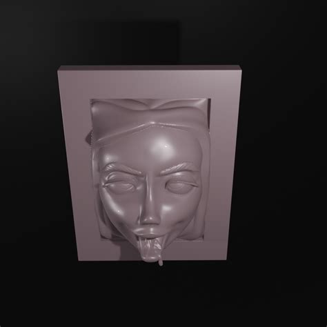 Stl Datei Ahegao Girl Cum Face In Frame 👧 Kostenlos・3d Druck Modell Zum