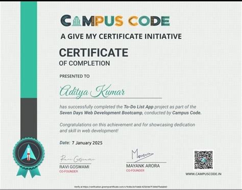 Aditya Kumar On Linkedin Campuscode Html Javascript Css