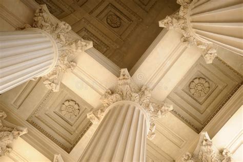Neoclassical Columns Stock Image Image Of America American 10631319