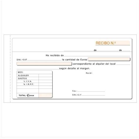 Recibo Con Talonario Para Imprimir En Pdf Images And Photos Finder