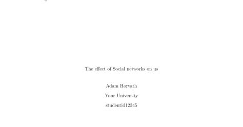 Generating APA Formatting And References With LaTeX And BibLaTeX