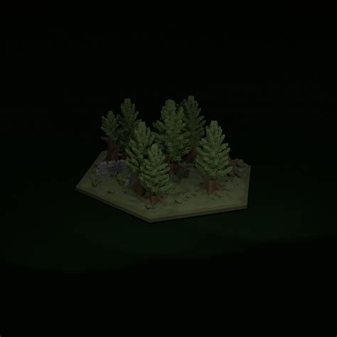 3d Printable Scenery Forest By Andy At Meepleforge
