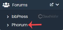 How To Install Phorum Forum Via Softaculous In Cpanel Help Cloudwafer