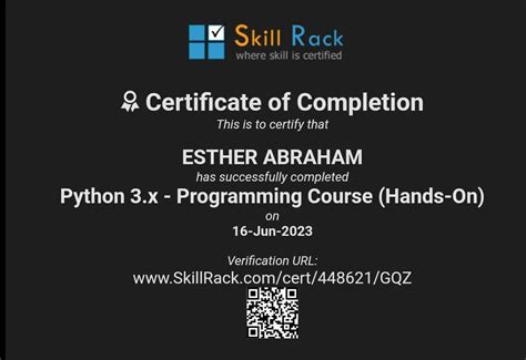 Esther Abraham On Linkedin Excited To Share That Ive Completed The