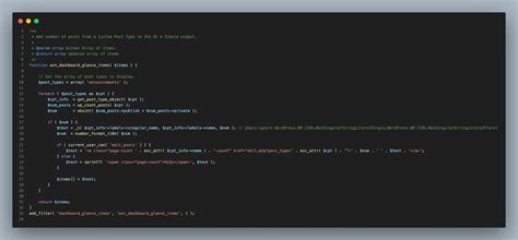 Display Custom Post Type Count In “at A Glance” Webberzone