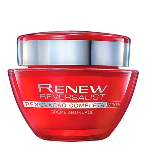 Renew Reversalist Noite Creme Facial Anti Idade Avon R Em Mercado Livre