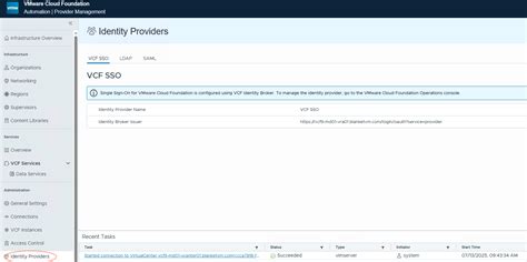 Vcf 9 Deployment Part8 Vcf Single Sign On Configuration Vcf Automation Blanketvm