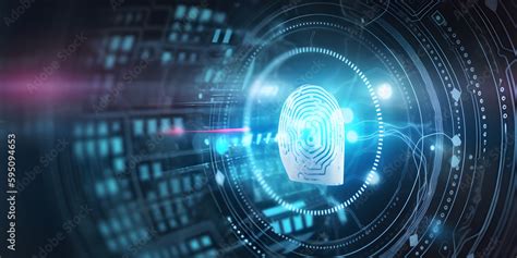 Fingerprint Scanning Biometric Authentication Cybersecurity And Fingerprint Password Future