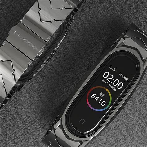 Ремешок Mijoas на Mi Band 3/4/5/6 (V- образное плетение) – Mimarket