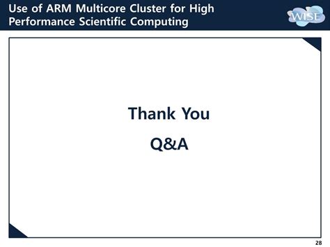 ppt use of arm multicore cluster for high performance scientific