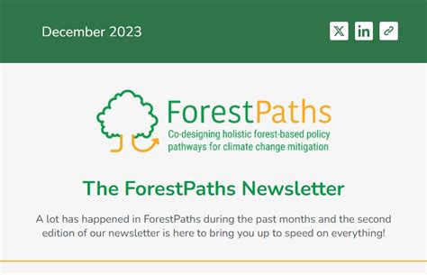 Forestpaths Project On Linkedin Newsletter