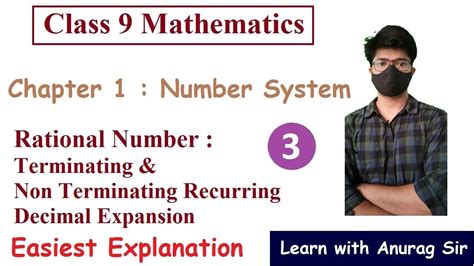 Class 9 Maths Chapter 1 Number System Rational Number Terminating Non