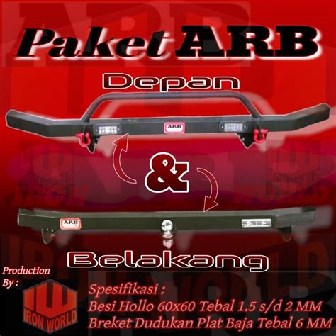 Jual Paket Tanduk Depan Towing Belakang ARB Full Set Shopee Indonesia