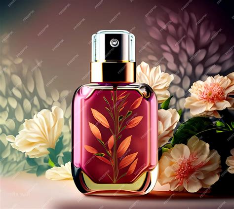 Premium Ai Image Luxury Spray Perfume Bottle Mock Up Design With