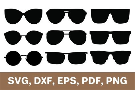 Sunglasses Svg Sunglasses Set Cricut Silhouette