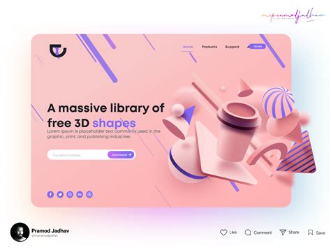 3d Shapes Library By Mrpramodjadhav On Dribbble
