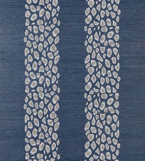 Scalamandre Catwalk Embellished Grasscloth Midnight Scwp884460004