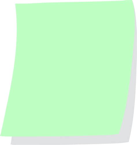 Colored Post It Note Paper Rounded Edges Sticky Notes For Reminders 21879898 Png