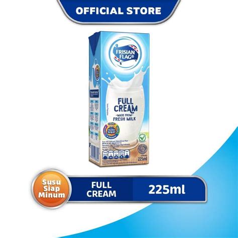 Jual Frisian Flag Susu Cair UHT Full Cream 225 Ml Di Seller
