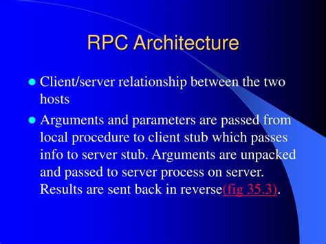 Ppt Chap 35 Remote Procedure Calls Powerpoint Presentation Free