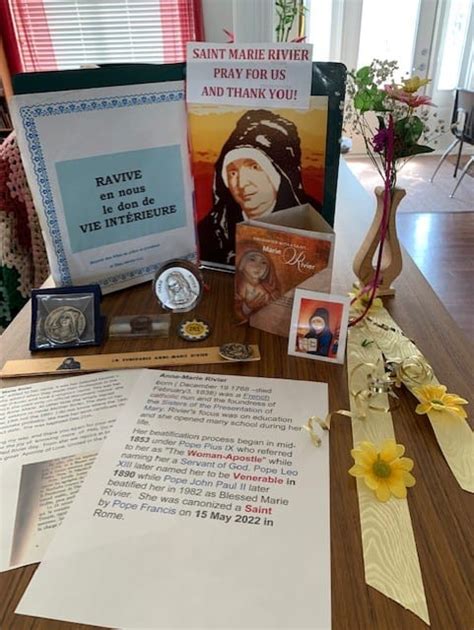 Celebrating The Feast Of Saint Marie Rivier Sisters Of The
