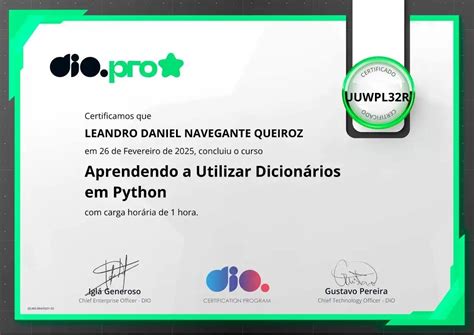 Aprendendo A Utilizar Dicionários Em Python Leandro Navegante