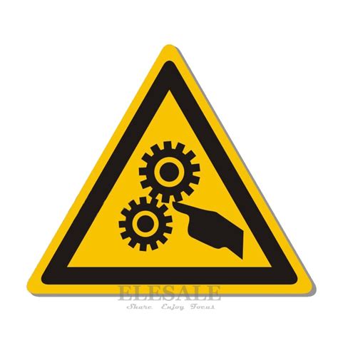 5pcs Warning Signs Stickers Logo Security Safety Vicedeal