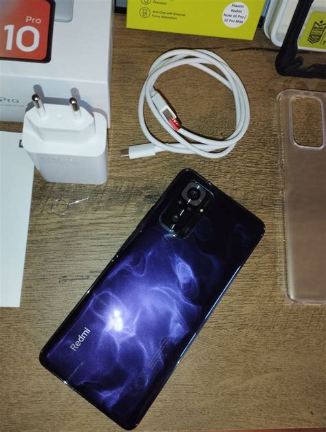 Xiaomi Redmi Note 10 Pro Nebula Purple Ringke Psary Licytacja