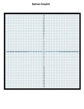 Graphiti Batman Plotting Coordinates By Pi S House TpT