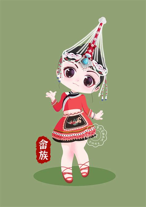 Q版民族图片 千图网