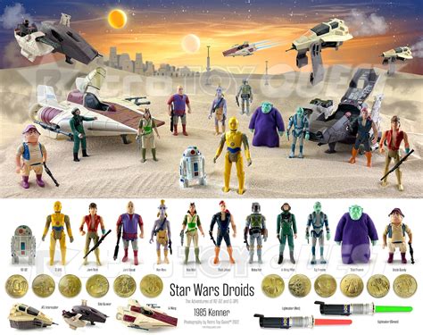 Star Wars Droids Action Figures Reference Print Original 1985 Toy Line Etsy