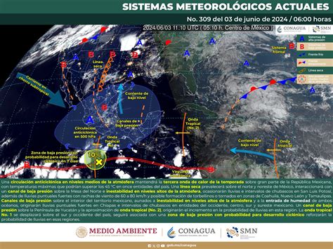Se Prevén Lluvias Fuertes En Noreste Y Sureste De México