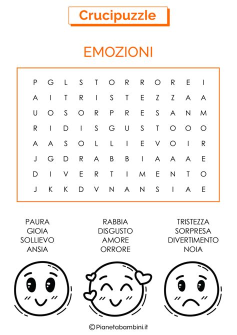 32 Crucipuzzle Facili Da Stampare Per Bambini PianetaBambini It