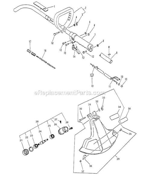 Echo String Trimmer Parts Diagram Guide
