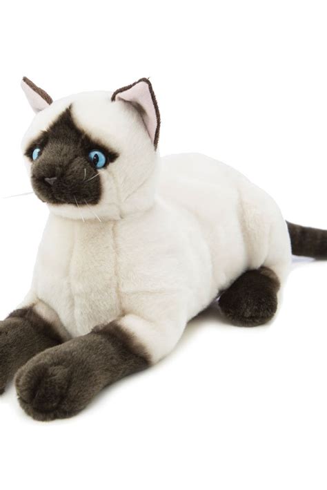 Amelia The Siamese Cat Plush Soft Toy Seal Point Siamese Cat Stuffed