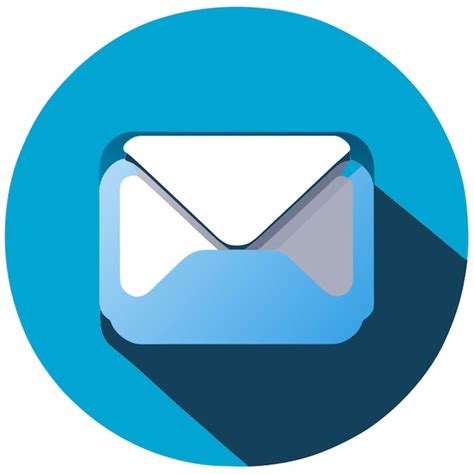 Premium Vector Email Basic Rounded Filled Icon Vector Illustration