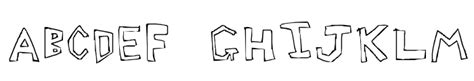Triangular Blockage Free Font Decorative Display Whimsica What Font Is