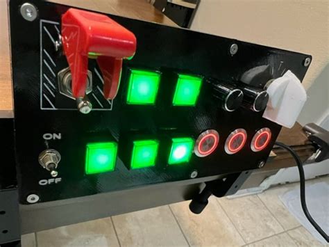 Star Citizen Switch Button Box Space Simulator Switch Panel Flight Sim