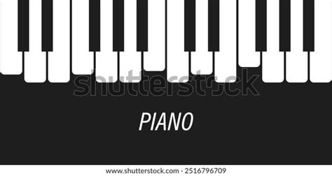 Music Background Piano Keys Illustration Music Stock Vector Royalty
