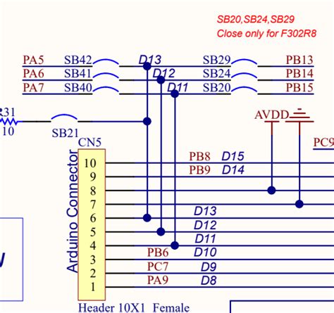 Couldnt Understand The Pinout Of Nucleo Board Sam