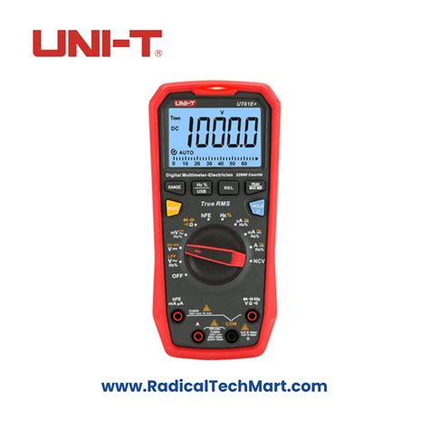 Uni T Ut61e True Rms Multimeter Buy Online