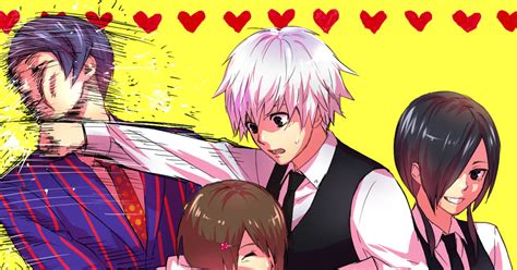東京喰種 カネキくんハピバ Shiromiのマンガ 金木研 月山 トーカ Pixiv