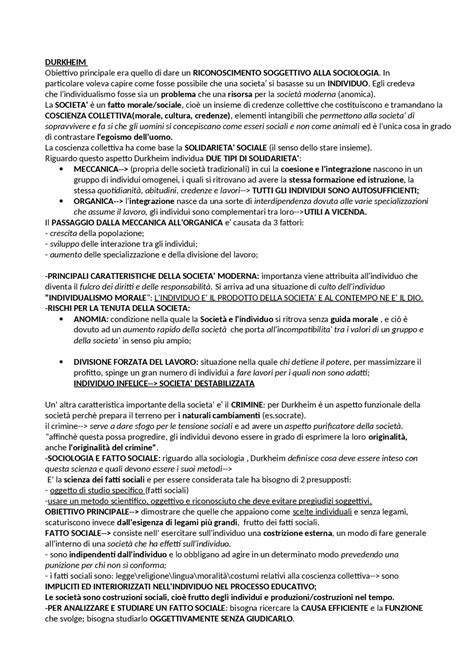 Appunti Semiotica Durkheim Appunti Di Semiotica Docsity