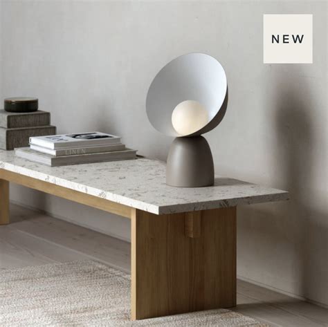 Hey Scandi Small Table Lamp Brown Lightbox
