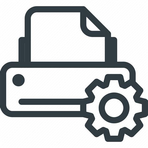 Printer Settings Icon Download On Iconfinder