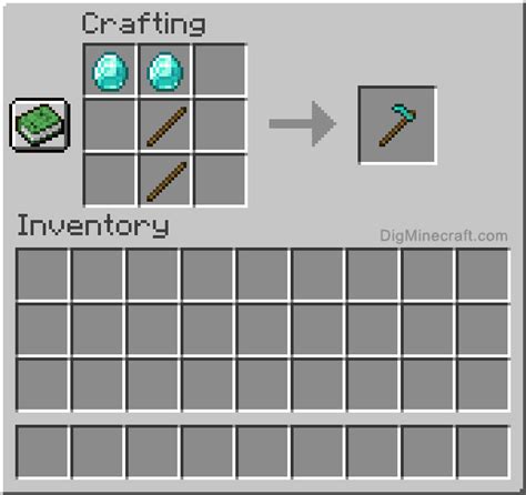 How To Make A Diamond Hoe In Minecraft