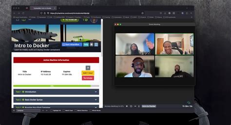 Bernie Brice On Linkedin Had The Pleasure To Start Going Through Docker Sessions On Tryhackme With…